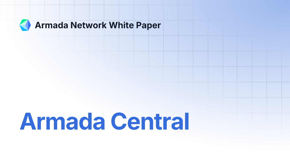 Armada Central | Armada Network White Paper